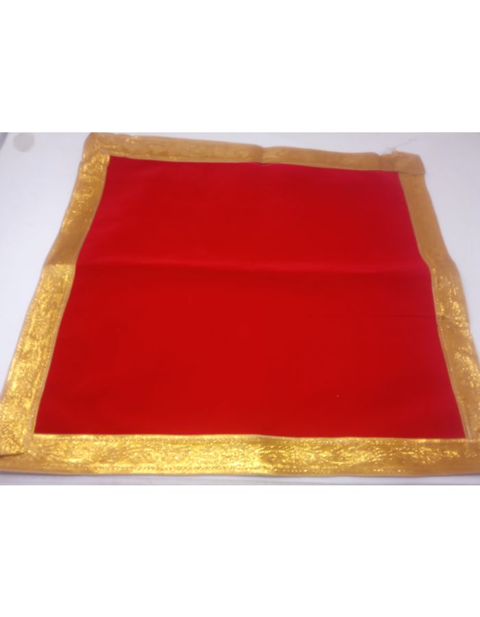 Red pooja cloth 50×50 cm