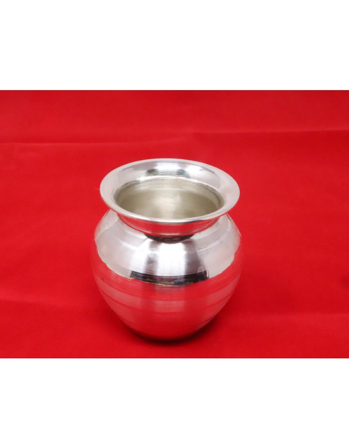 Silver lota Chandi ka lota silver kalash 3 inches
