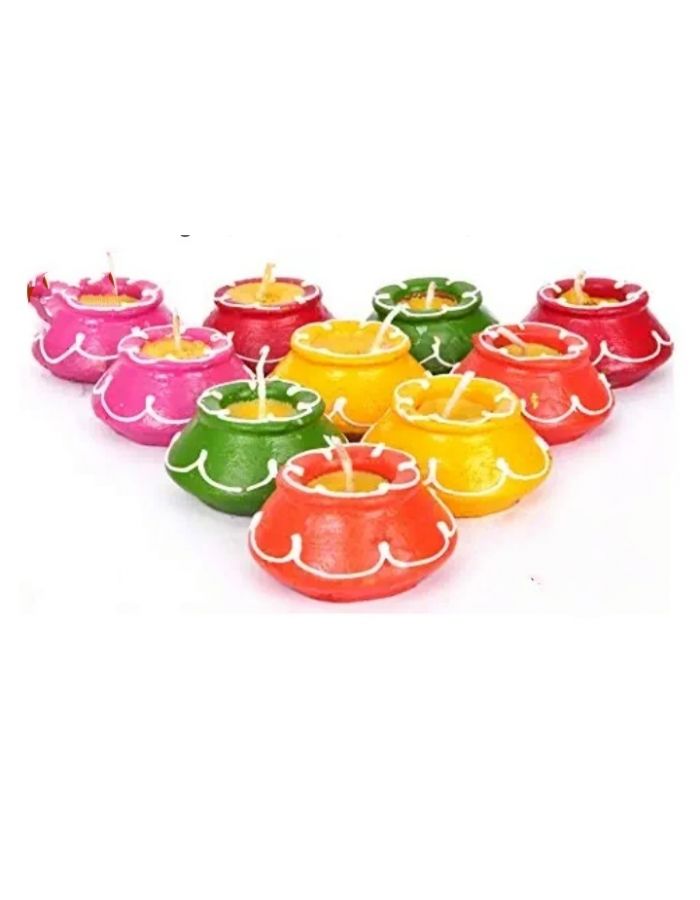 Mataki diya clay diya mataki shape set of 10