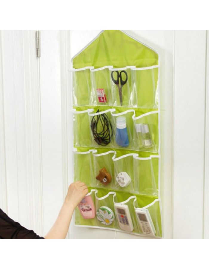 16 pocket clear bag for socks , underwear , hanky