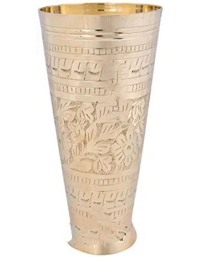 Brass glass peetal ka glass big size