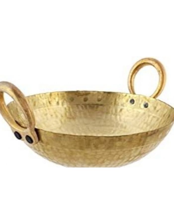 Brass frying pan peetal ki kadahi