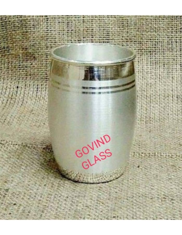 Silver glass chandi ka glass 300ml capacity