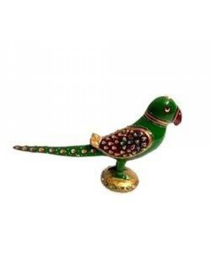 Parrot showpiece handcrafted metal parrot