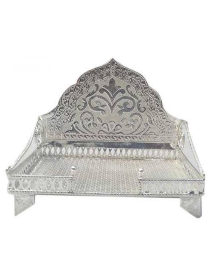 Chandi ka singhasan silver sinhasan Silver singhasan 8×5 inches