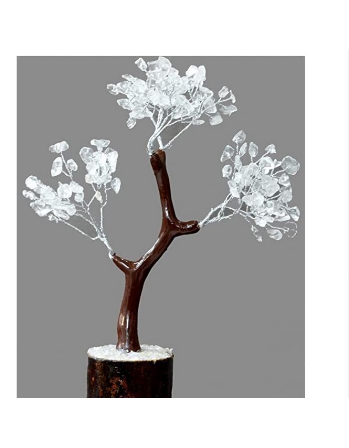 Clear crystal tree sphatik tree sfatik tree for prosperity 7 inches