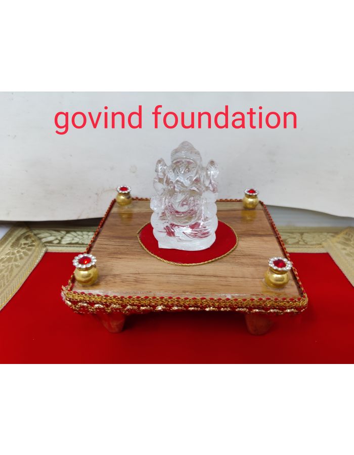 sphatik ganesh pure sfatik ganesh idol 3 inches inches