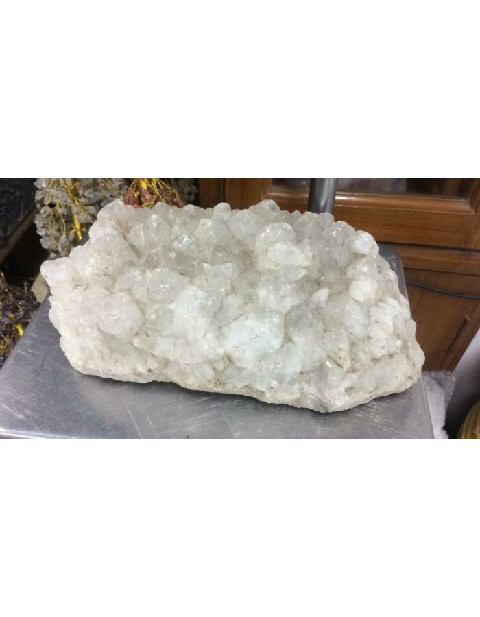 Crystal cluster raw crystal rough raw sphatik cluster 650gm