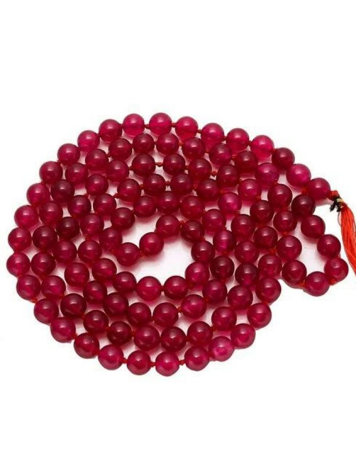 Red agate mala Lal hakik mala red hakik mala 8mm 108 beads