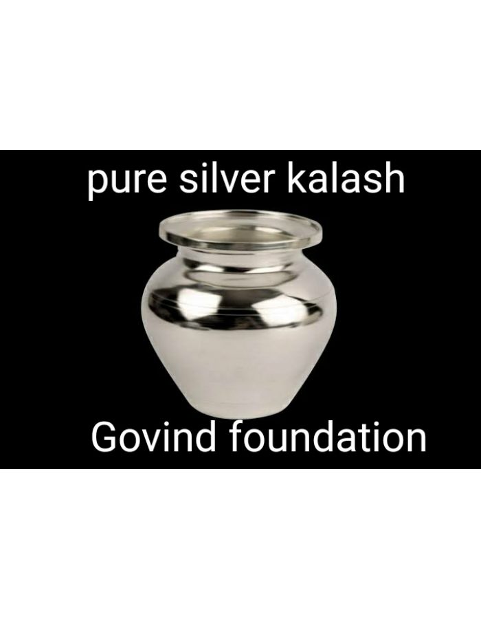 Pure silver kalash chandi ka kalash 4.5 inches