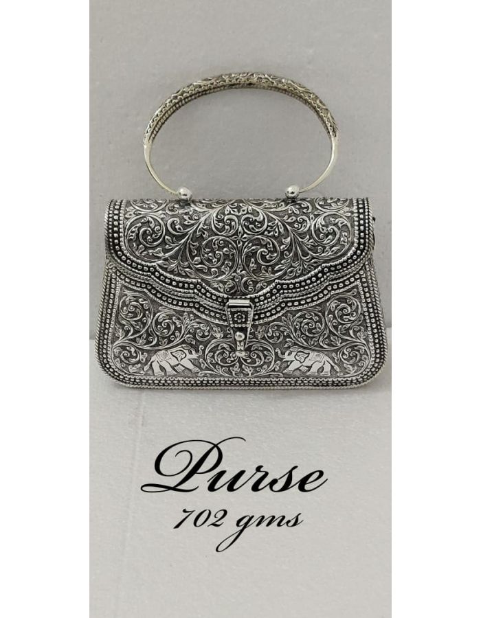 Silver purse pure Silver bag chandi ka purse code 1