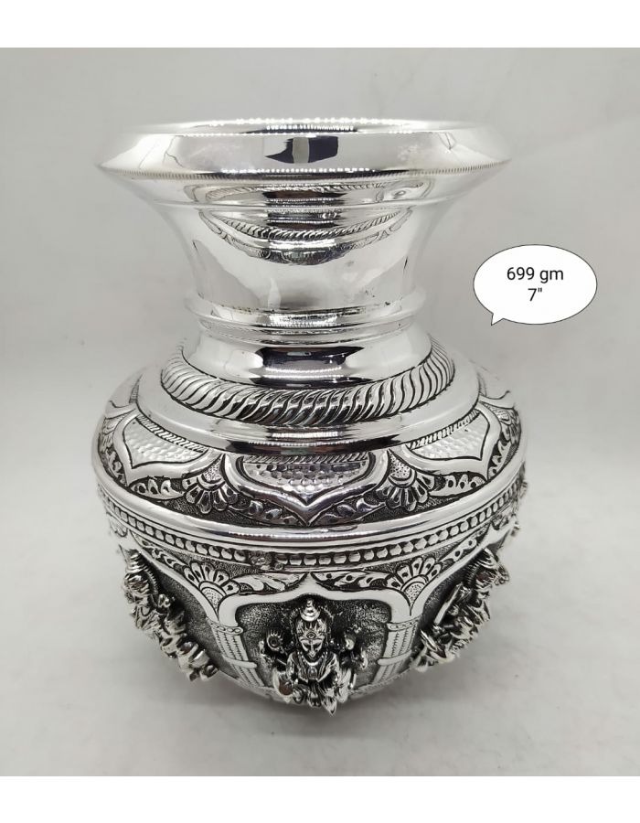 Silver kalash Silver lota chandi ka kalash 700gm