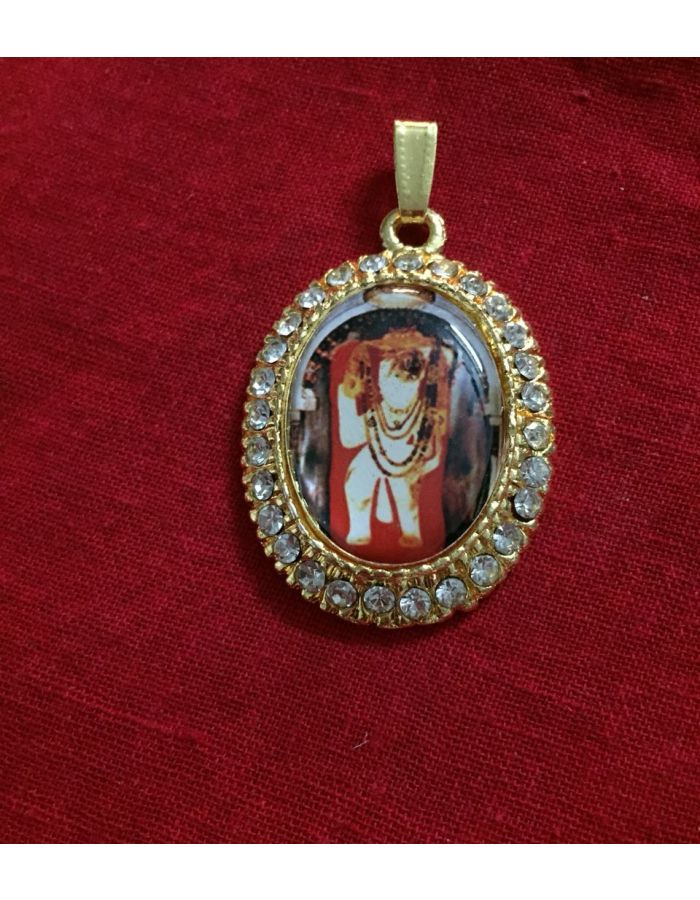 Hanuman locket Hanuman pendant glass framed with jerkin