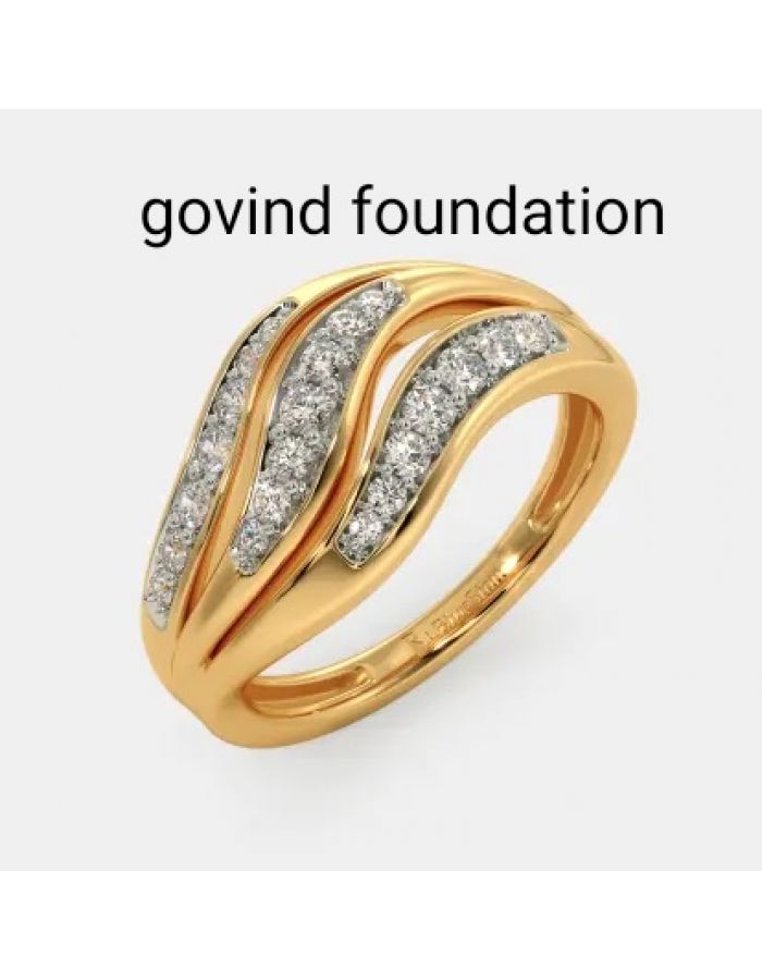 Diamond gold ring code 1