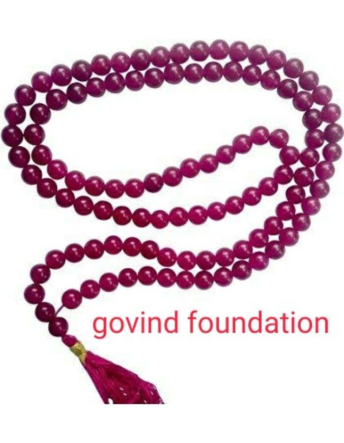 Manik mala natural ruby mala 108 beads