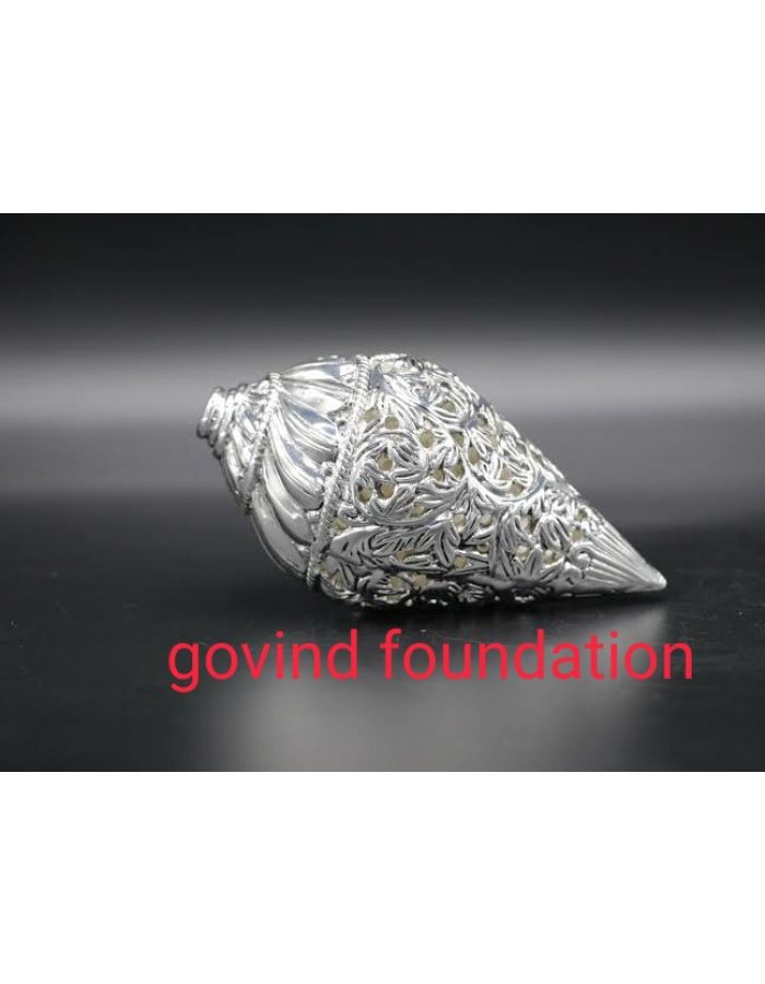 Silver shankh silver conch silver shell