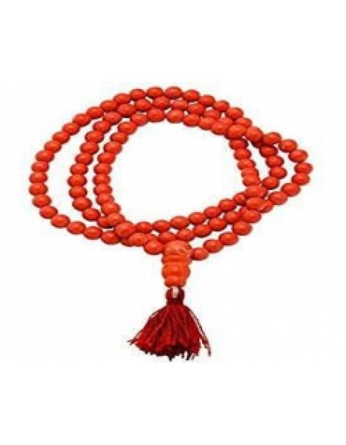 Moonga mala Munga mala red coral mala 108 beads