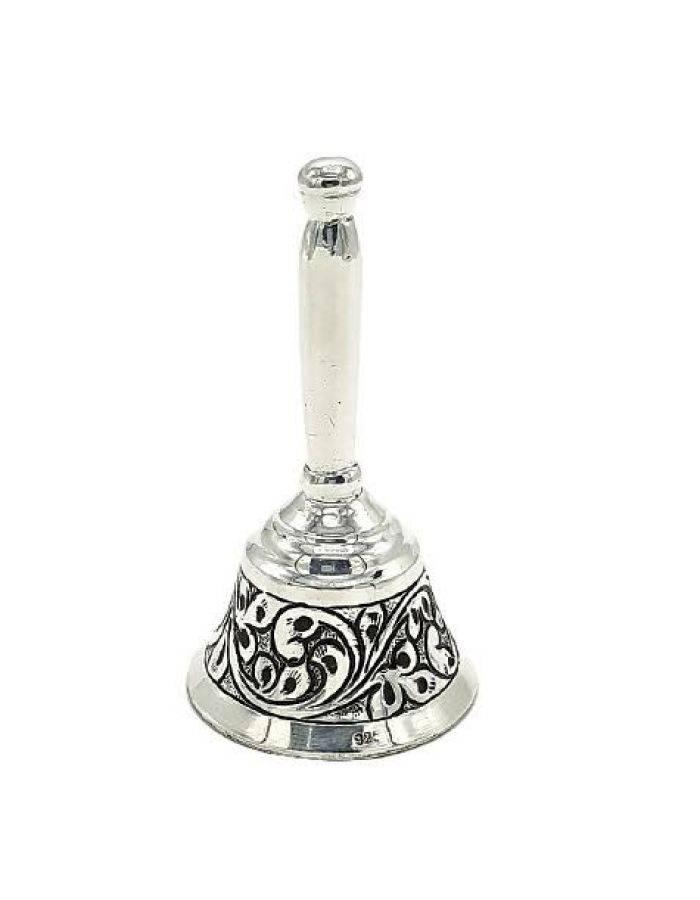 Silver bell silver Pooja bell silver Pooja ghanti 4.5 inches