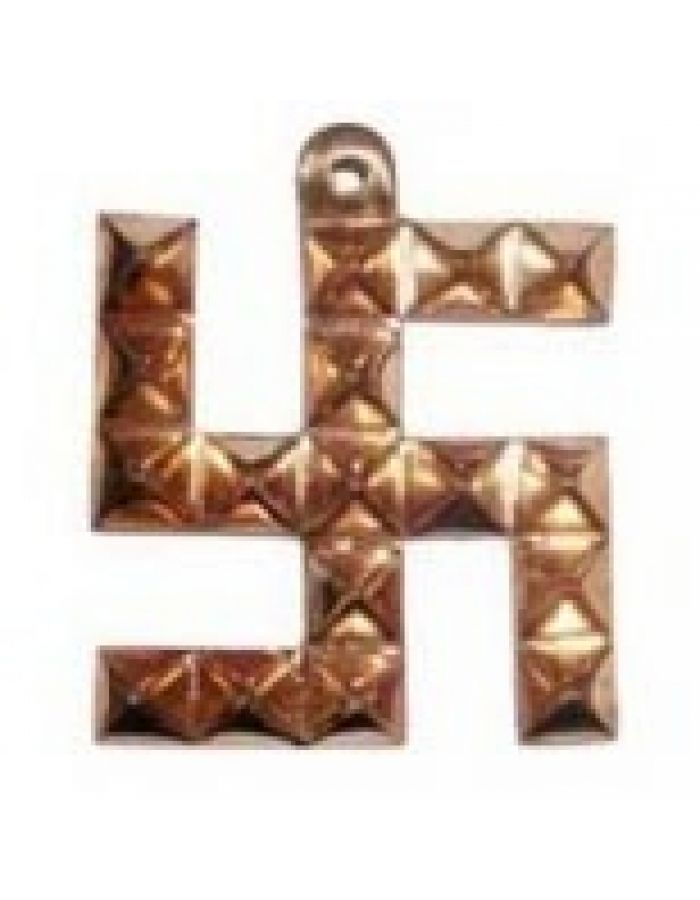 Copper swastik Pyramid pure copper swastik with Pyramid