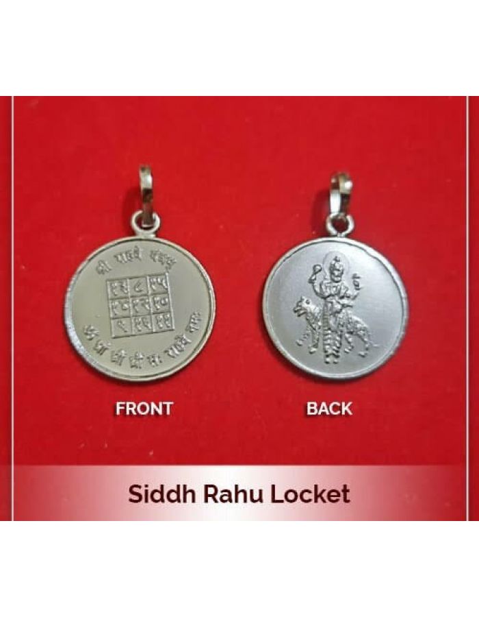 Rahu yantra locket silver rahu yantra pendant