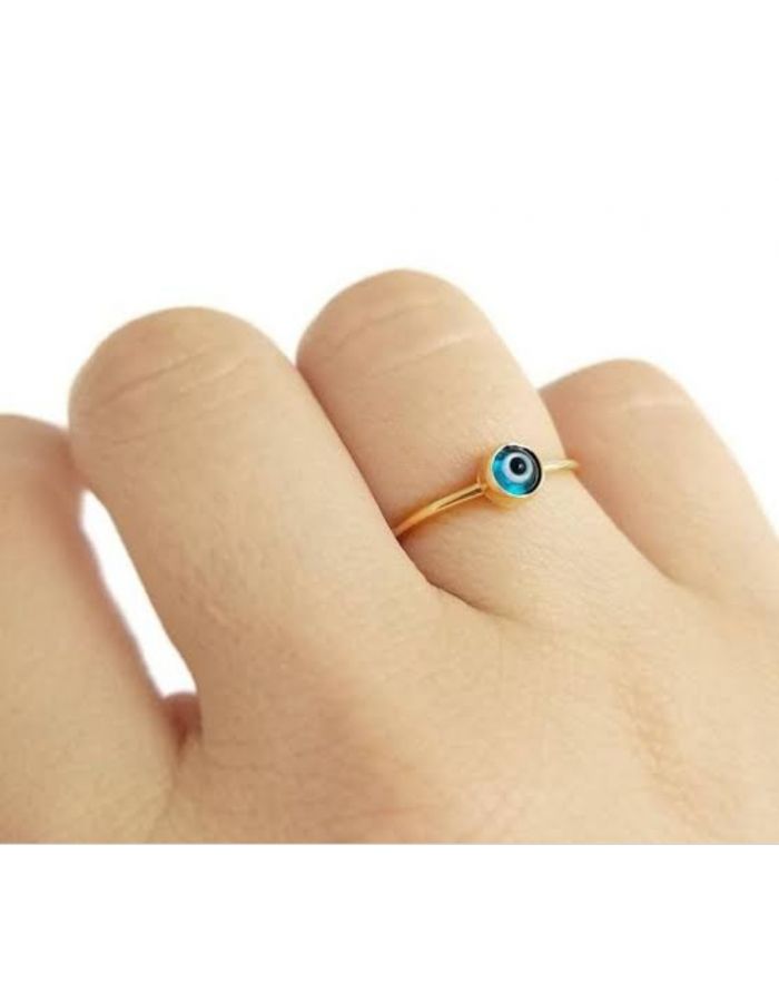 Evil eye gold ring evil eyes ring in gold