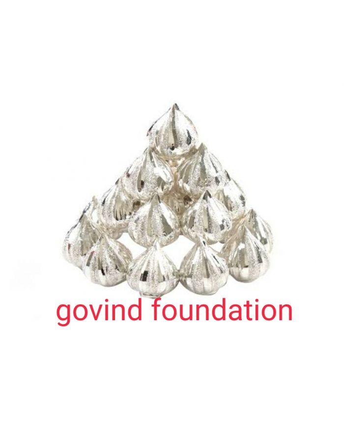 Silver modak Pyramid modak Pyramid in silver 21 piece
