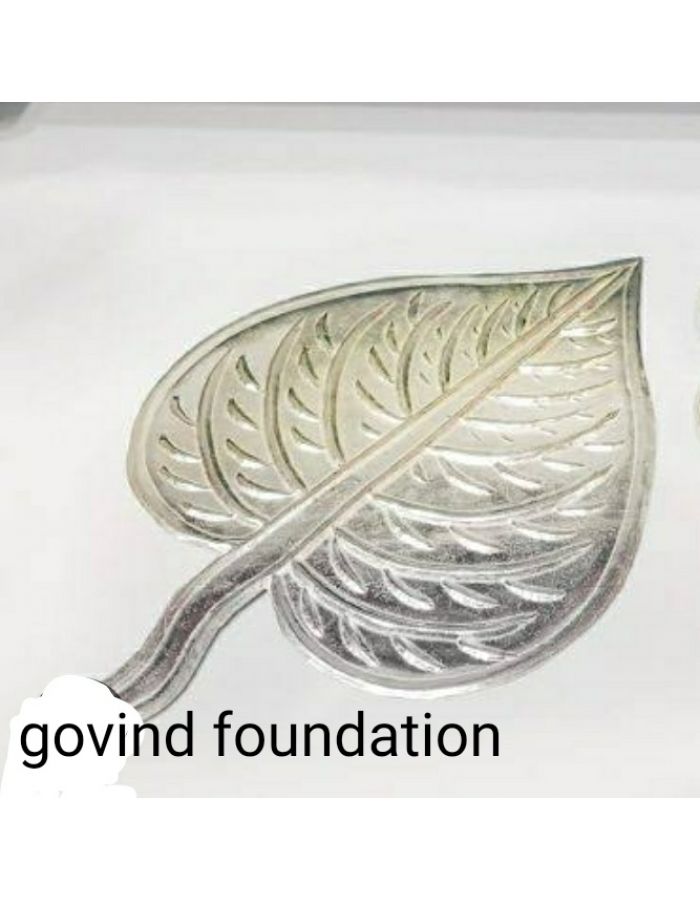 Silver paan patta pure silver betel leaf