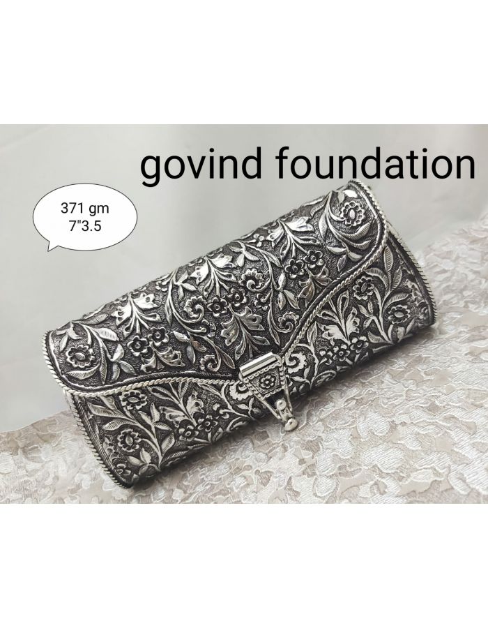 Silver Clutch Pure silver purse clutch