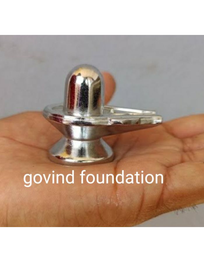 Shivling in pure silver 100gm Pure Silver Shivling