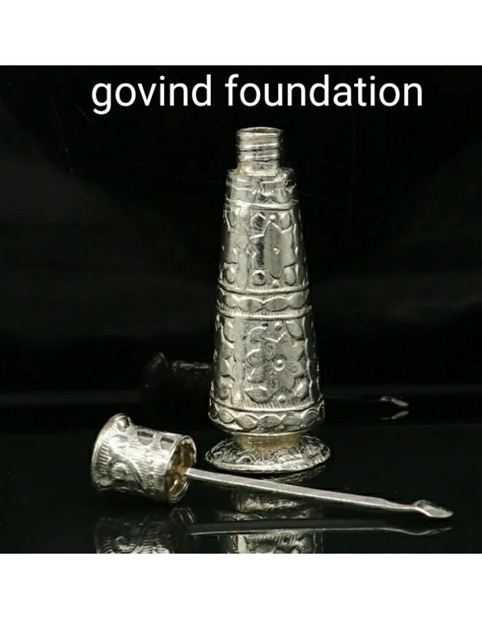 Silver Sindur box Silver Sindurdani Silver Sindur dibbi