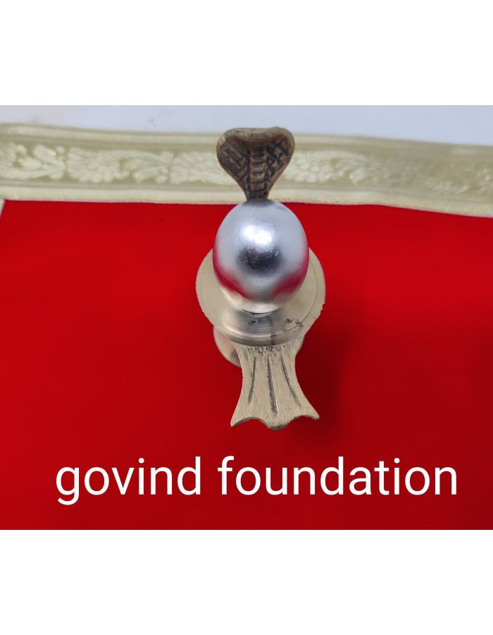 Silver Lingam pure Silver Shiv Lingam 100gm
