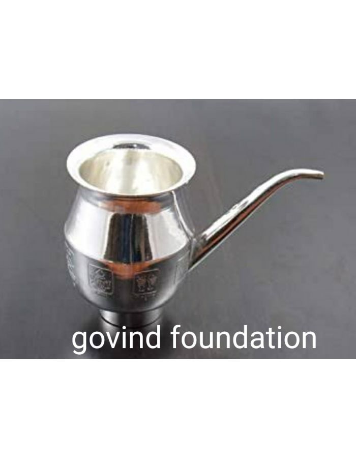 Silver Kamandal pure silver Kamandlam 5 inches