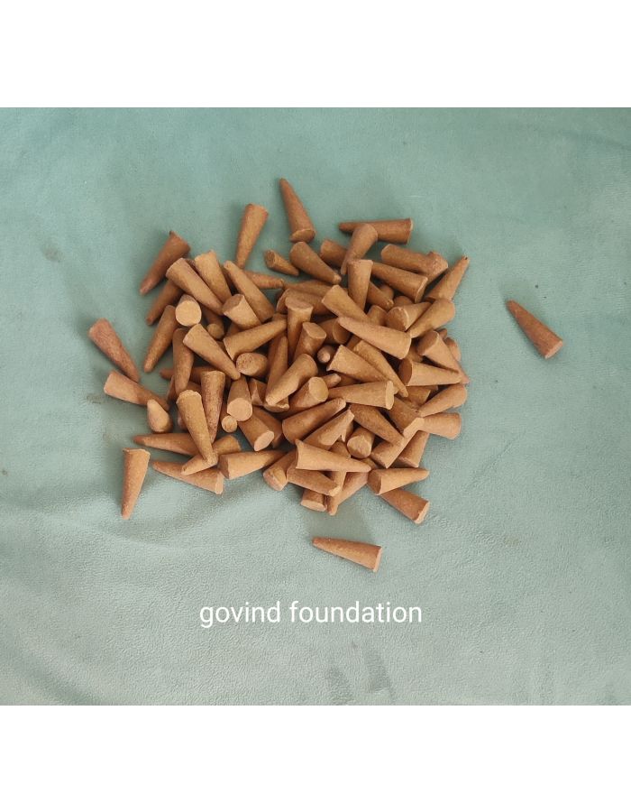 Dhoop cone Sandal Gugul dry dhoop cone 75 piece