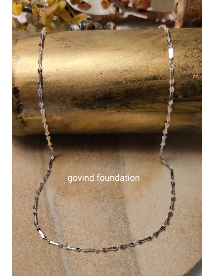 Italian Silver chain link design 2mm pure silver Italian chain