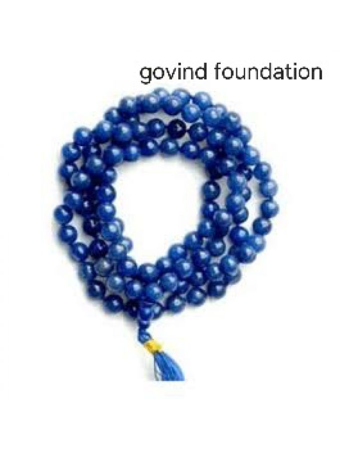 Home GEMSTONE GEMSTONE MALA GEMSTONE ROSERY Blue Sapphire mala 6mm ...