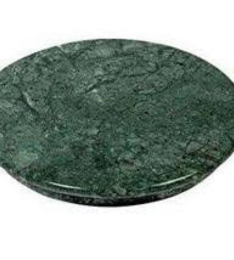 Chakla green Marble stone roti pastry board