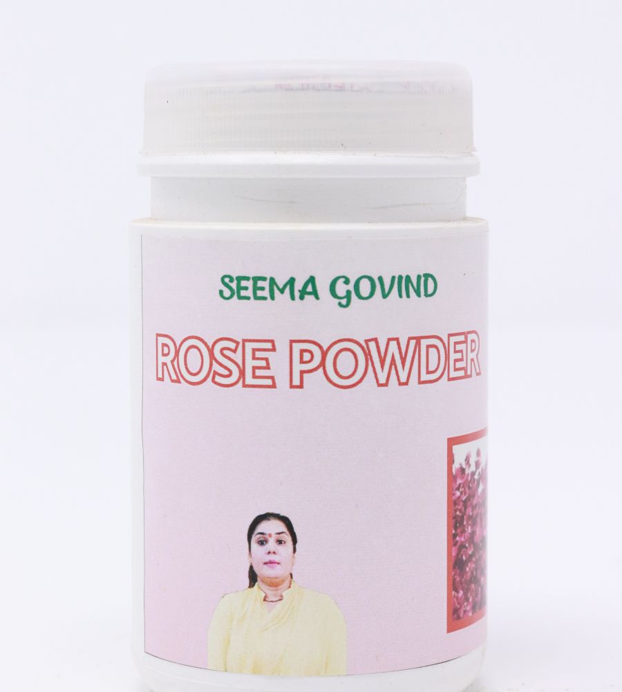Rose powder gulab powder rose flower powder 100gm brand seema govind