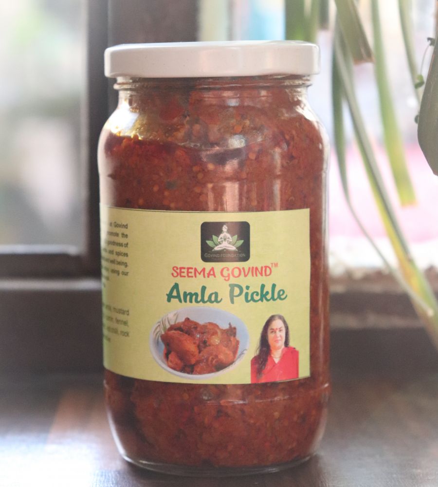 Amla pickle Amla achar -500 gm seema govind