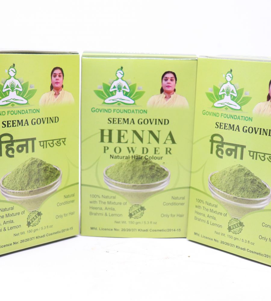 Mehndi hina henna powder for hair 500 gm brand seema govind