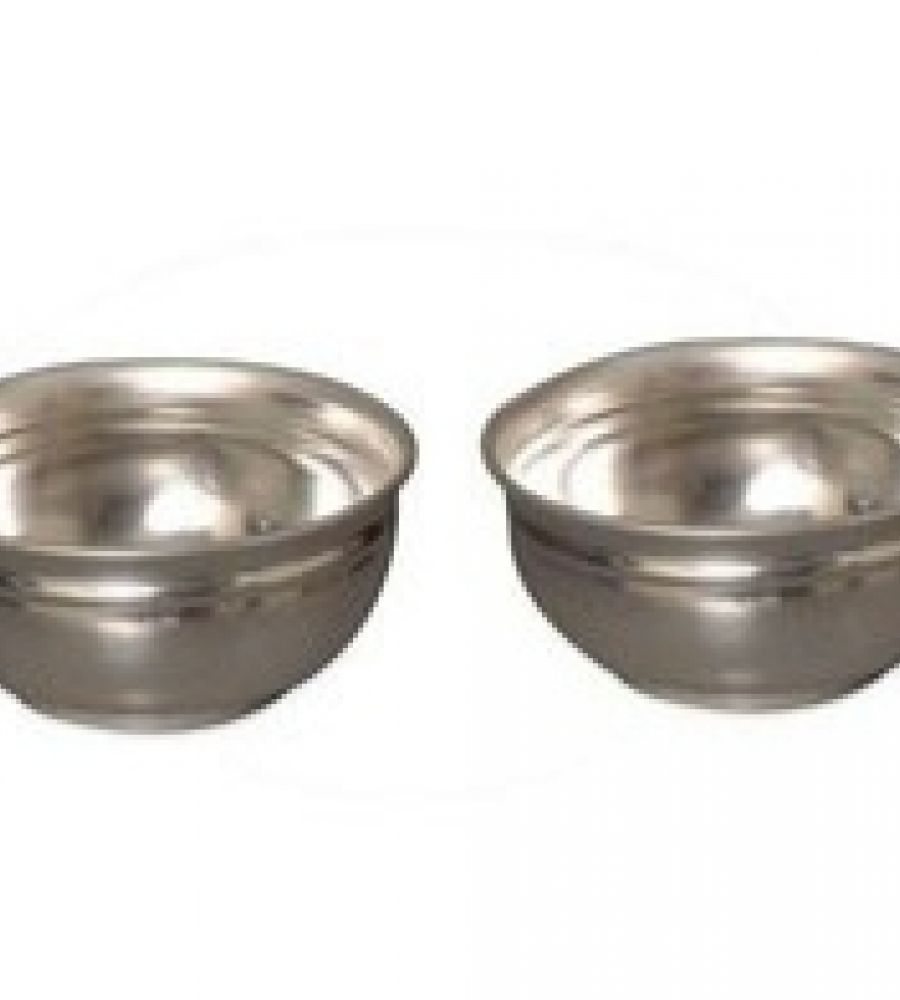 Silver bowl chandi ki katori set of 2