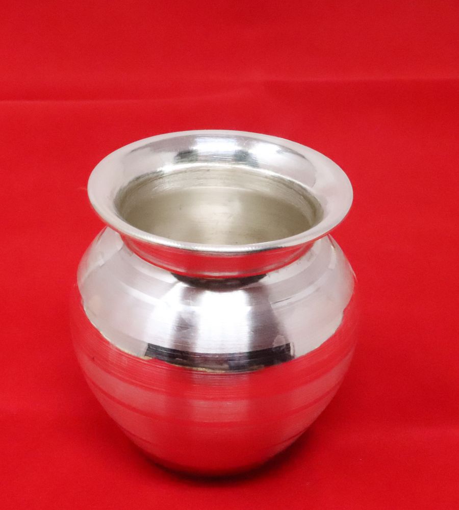 Silver lota Chandi ka lota silver kalash 3 inches