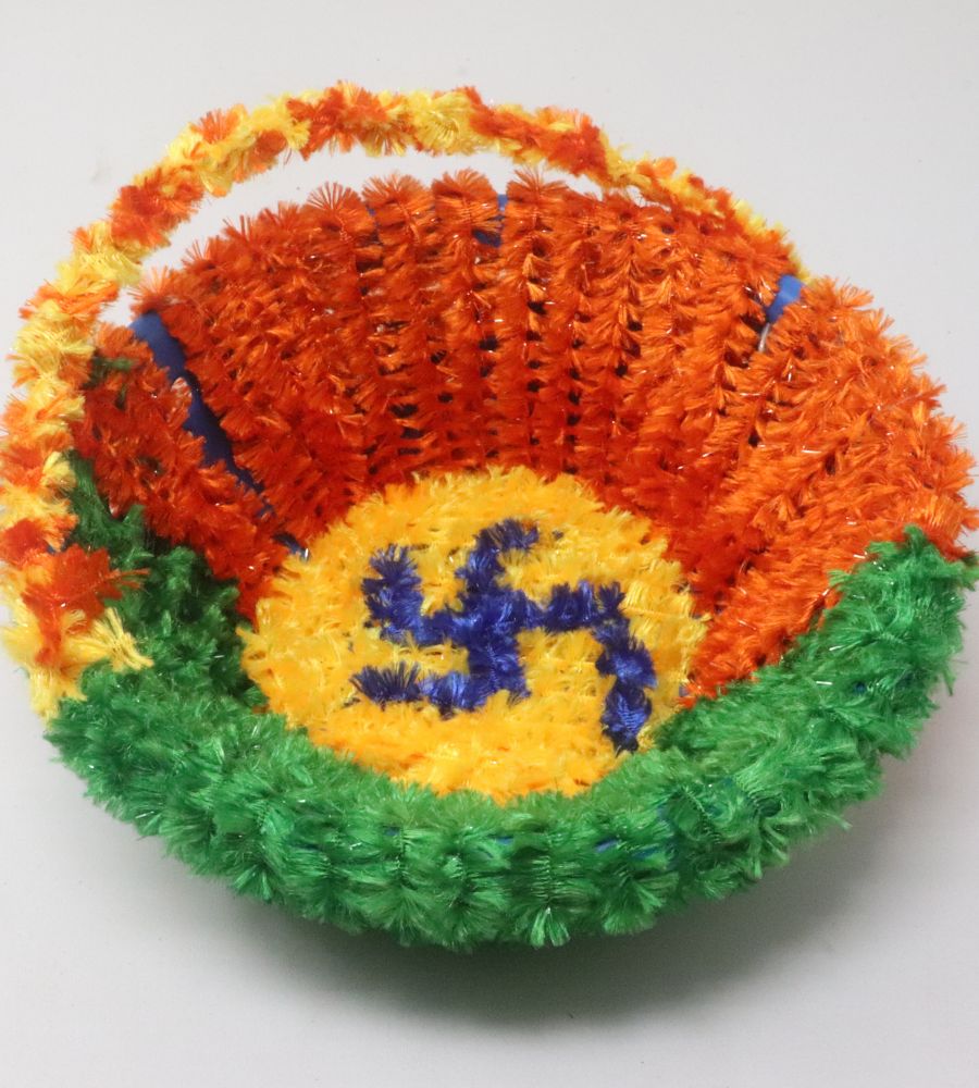 Decorated bucket beautiful tokri