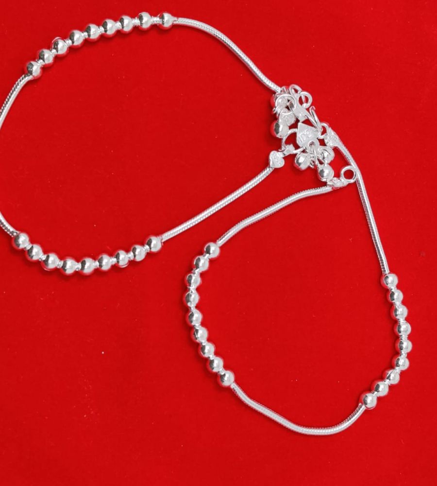 Silver Anklet chandi ki payal code 4