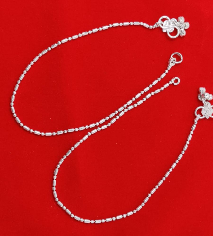 Anklet silver chandi ki payal code 6