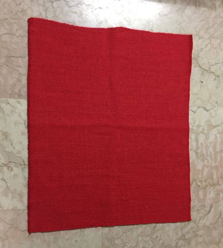 Red asan woolen Lal asan -28×20 inches