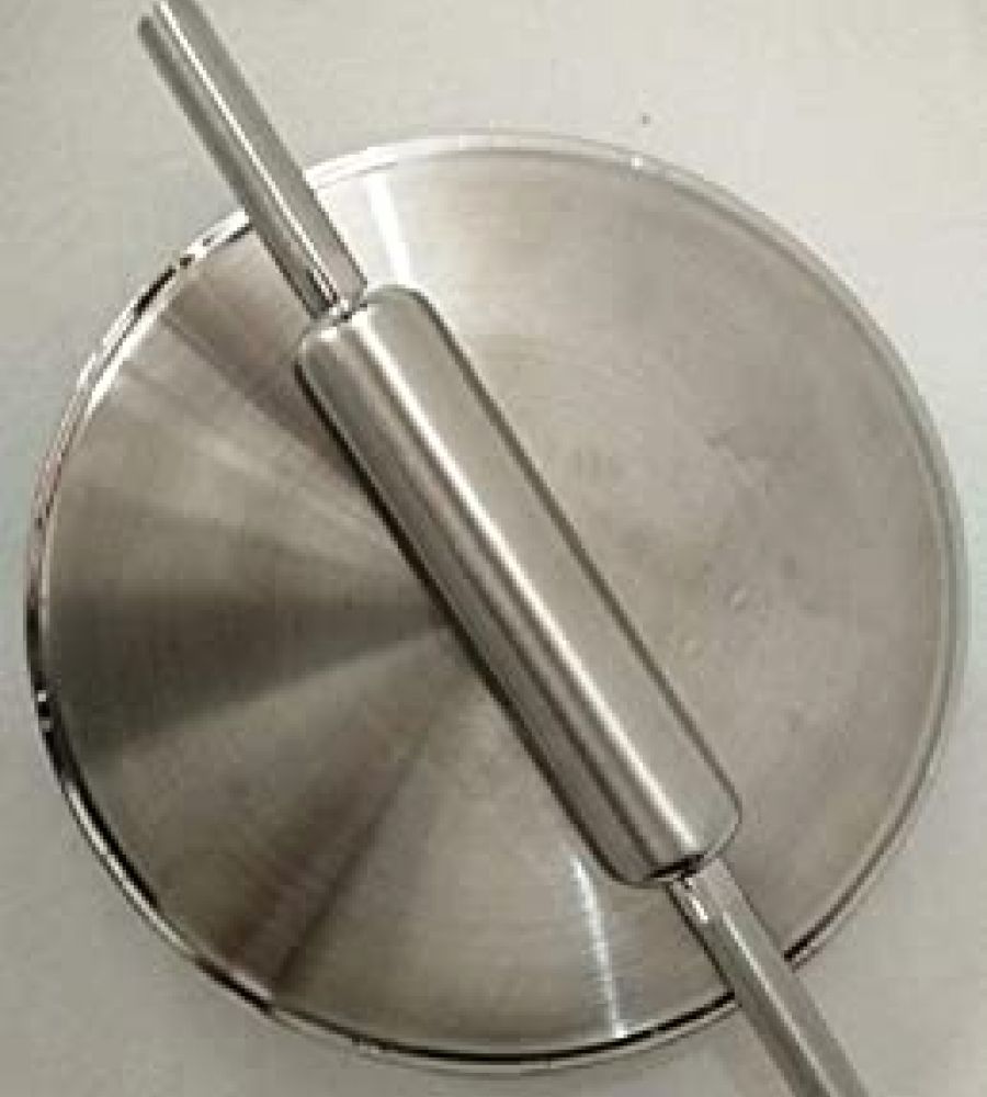 Steel chakla belan stainless steel roti roller pin and pastry board