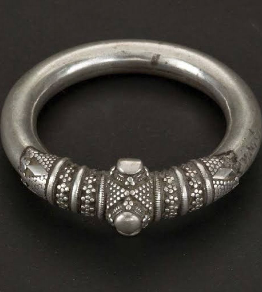 Pure silver solid kada chandi ka thoss kada