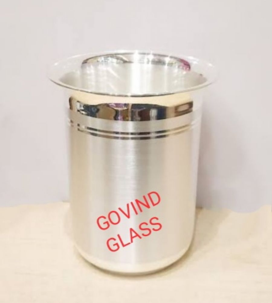 Home HOME AND LIVING UTENSILS BARTAN Silver glass chandi ka glass 150ml ...