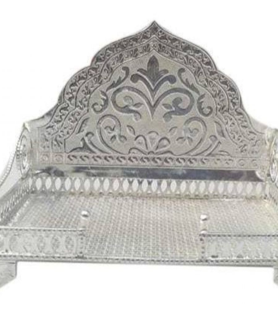 Chandi ka singhasan silver sinhasan Silver singhasan 8×5 inches