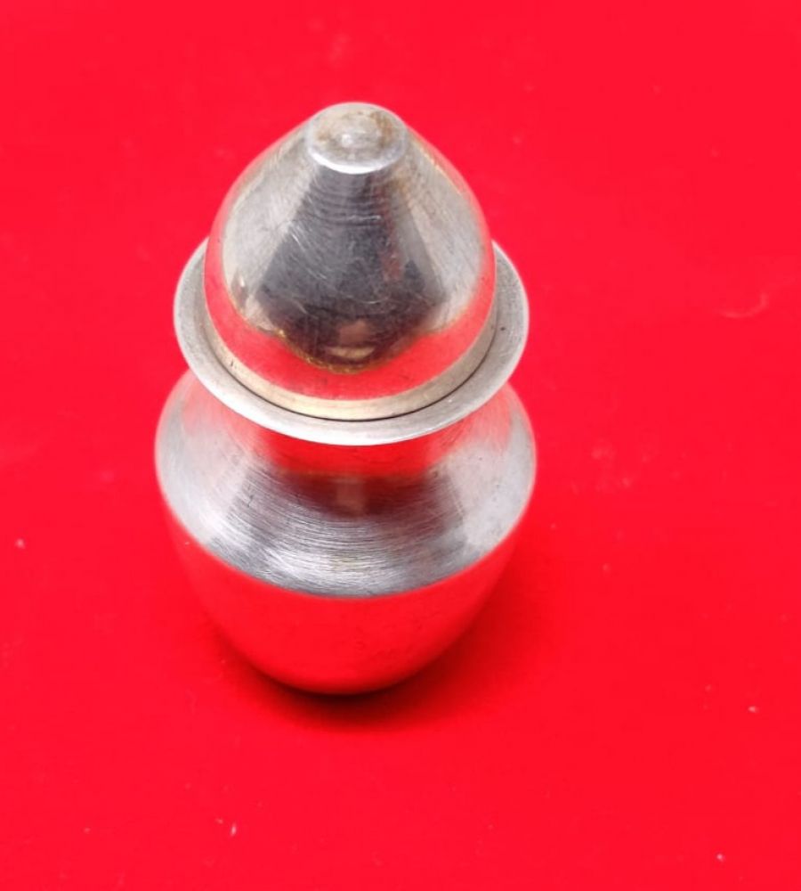 Silver kalash with lid chandi ka kalash with cover small size